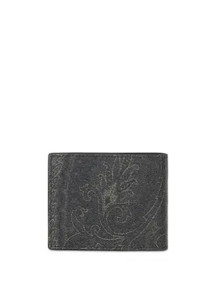 Etro Paisley-print Cotton-blend Wallet