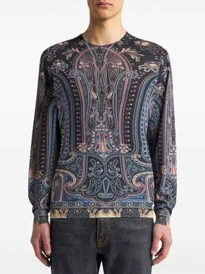 Etro Paisley Intarsia-knit Jumper