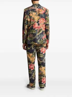Etro Floral-print Single-breasted Blazer