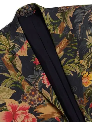 Etro Floral-print Single-breasted Blazer