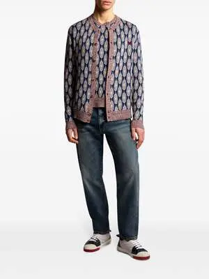 Etro Jacquard-pattern Crew-neck Cardigan