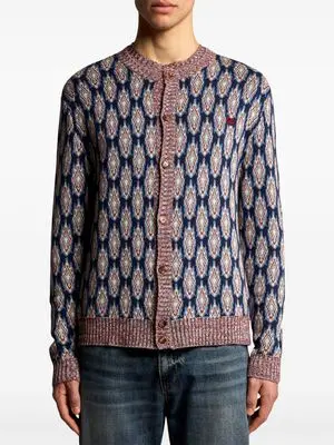 Etro Jacquard-pattern Crew-neck Cardigan