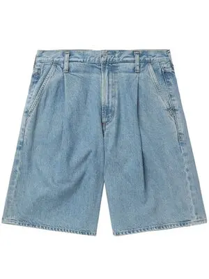 AGOLDE Ellis Wide-leg Shorts - Blue