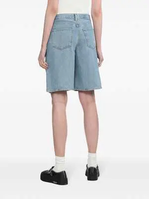 AGOLDE Ellis Wide-leg Shorts - Blue