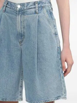 AGOLDE Ellis Wide-leg Shorts - Blue