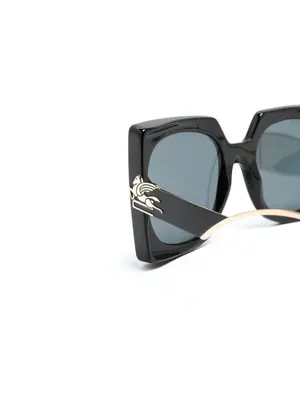 Etro Pegaso Oversized Sunglasses - Black
