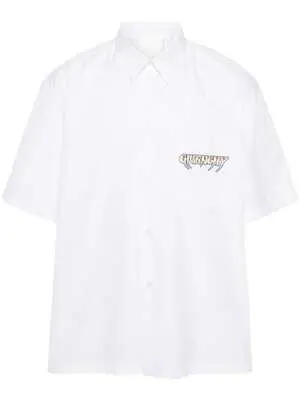 Givenchy Shirt In Poplin With World Tour Print