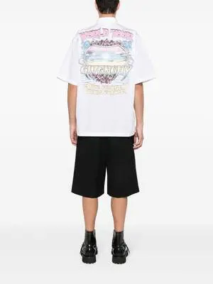 Givenchy Shirt In Poplin With World Tour Print
