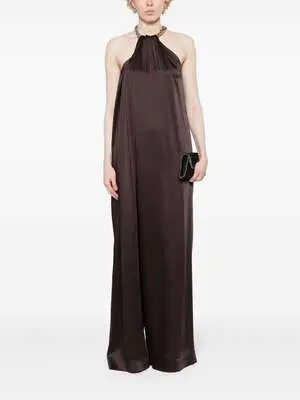 Stella McCartney Chain-link Detail Jumpsuit - Brown