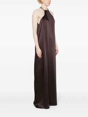 Stella McCartney Chain-link Detail Jumpsuit - Brown