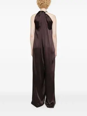 Stella McCartney Chain-link Detail Jumpsuit - Brown