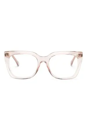 Carolina Herrera Oversized Frame Eyeglasses - Pink