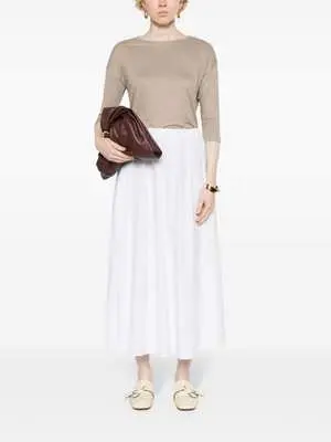 Majestic Filatures Linen-blend T-shirt - Neutrals