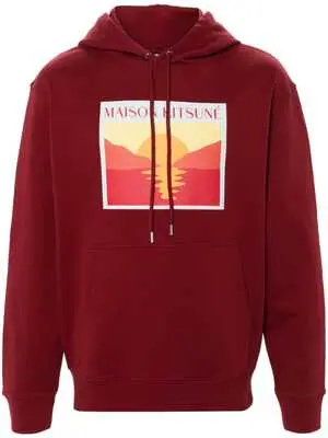 Maison Kitsuné Sunset Postcard Cotton Hoodie
