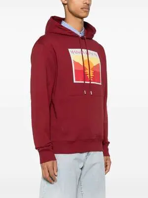 Maison Kitsuné Sunset Postcard Cotton Hoodie