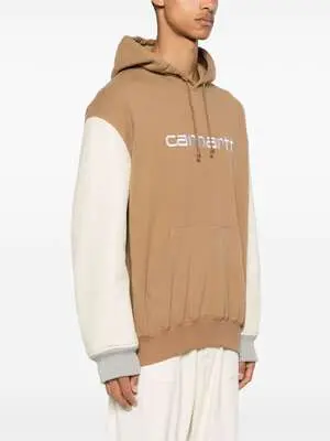 Junya Watanabe X Carhartt Cotton Hoodie - Brown