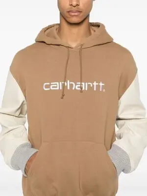 Junya Watanabe X Carhartt Cotton Hoodie - Brown