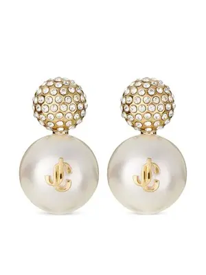 JIMMY CHOO Auri Crystal-embellished Earrings