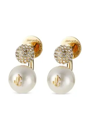 JIMMY CHOO Auri Crystal-embellished Earrings