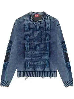 DIESEL® Faded Effect Knitted Jumper