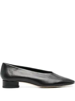 AeydĒ 25mm Delia Leather Pumps - Black