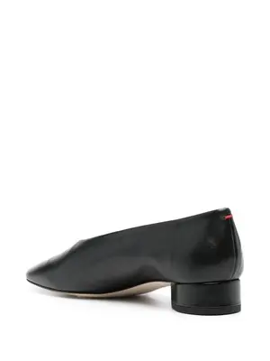 AeydĒ 25mm Delia Leather Pumps - Black