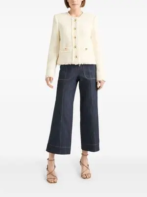 Cinq À Sept Christie Blouclé Jacket - White