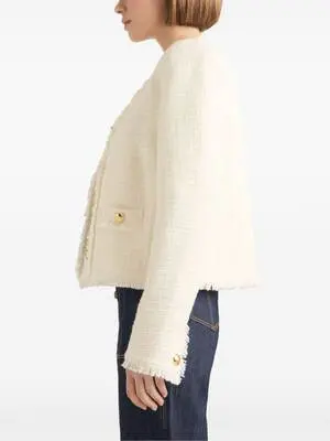 Cinq À Sept Christie Blouclé Jacket - White