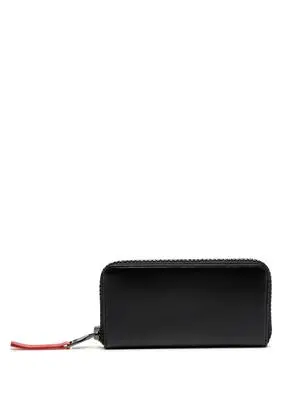 DIESEL® Logo-lettering Leather Wallet - Black