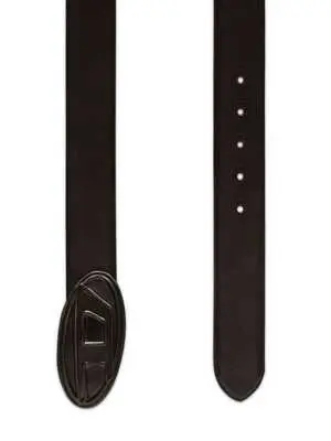 DIESEL® B-1dr Scratch Leather Belt - Brown