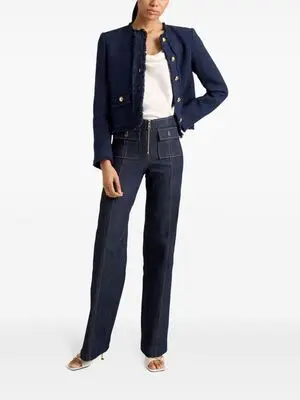 Cinq À Sept Christie Bouclé Jacket - Blue