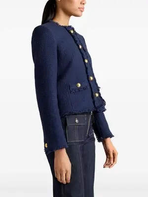 Cinq À Sept Christie Bouclé Jacket - Blue