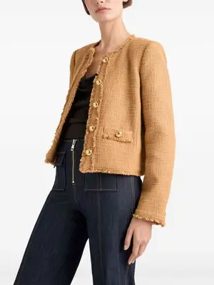 Cinq À Sept Christie Blouclé Jacket - Brown