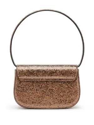 DIESEL® 1dr Glitter-embellished Shoulder Bag - Brown