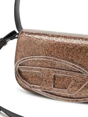 DIESEL® 1dr Glitter-embellished Shoulder Bag - Brown