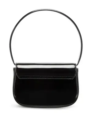 DIESEL® 1dr Leather Shoulder Bag - Black