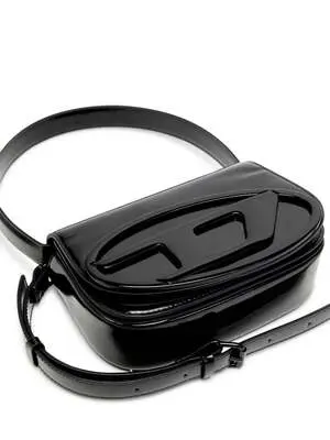 DIESEL® 1dr Leather Shoulder Bag - Black