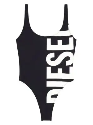 DIESEL Logo-print Swimsuit - Black