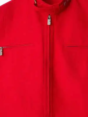 Burberry Half-zip Tank Top - Red