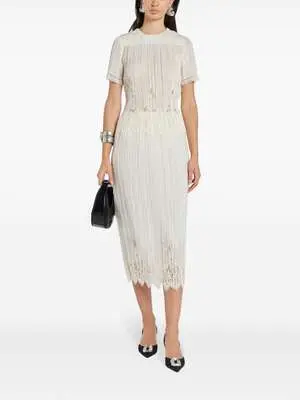 Zimmermann Lace Detail Sheer Top