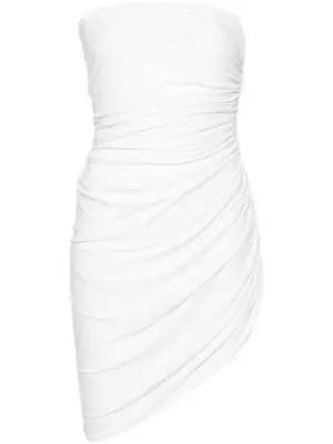 Norma Kamali Diana Strapless Minidress - White
