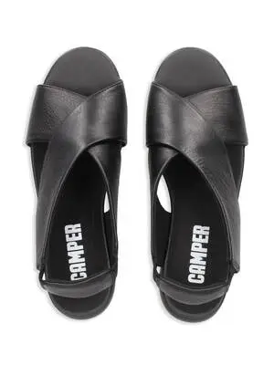 Camper Balloon Leather Sandals - Black