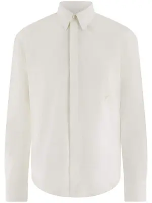 FERRAGAMO Monogramed Cotton Shirt