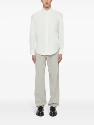 FERRAGAMO Monogramed Cotton Shirt