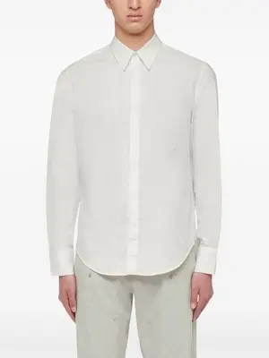 FERRAGAMO Monogramed Cotton Shirt