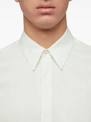 FERRAGAMO Monogramed Cotton Shirt