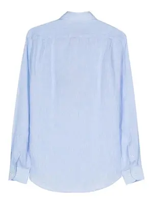 Paul & Shark Long-sleeve Linen Shirt - Blue