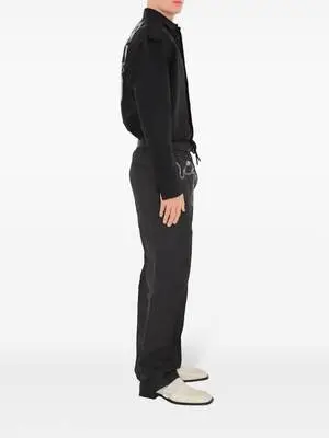 Burberry Knight Hardware Straight-leg Trousers