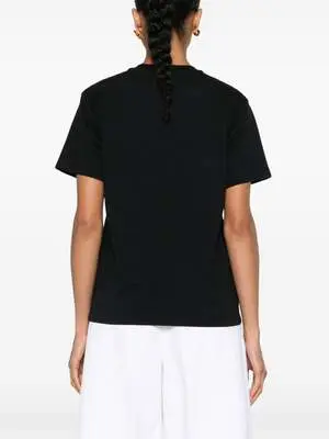TOTEME Crew-neck Organic Cotton T-shirt - Black