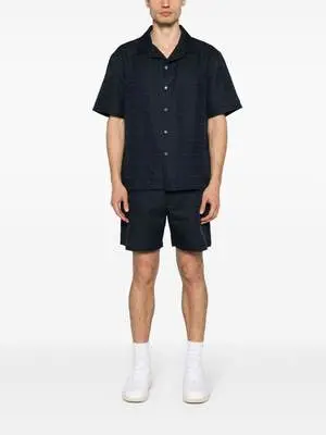 Missoni Chevron-jacquard Chino Shorts - Blue